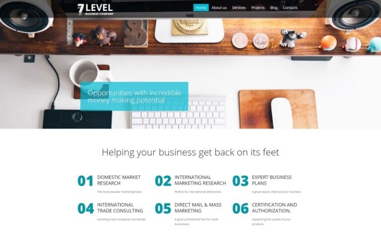 7 Level WordPress Theme - Template Witch