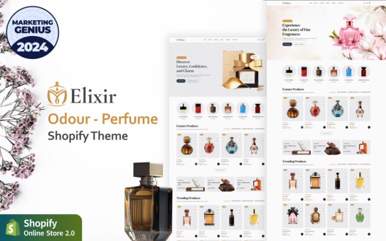 Elixir Fragrance - Perfumes & Fragrances Store Premium Shopify Theme ...