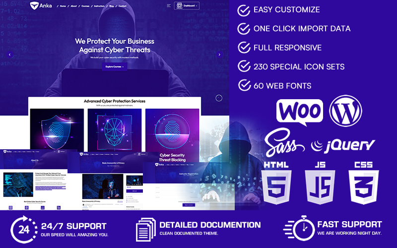 Anka - Cyber Security & Online Cyber Security WooCommerce WordPress ...