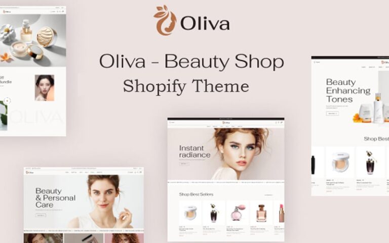 Oliva - Beauty Cosmetics Shopify Theme - Template Witch