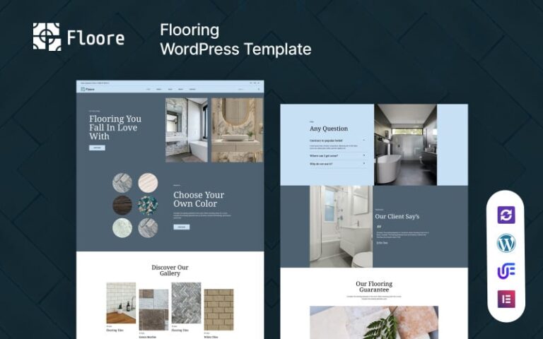 Floore - Tiles, Flooring, Paving And Tiling WordPress Theme - Template Witch