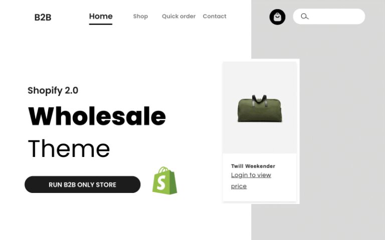 B2B - Shopify Theme For Supply, Trade and Wholesale - Template Witch