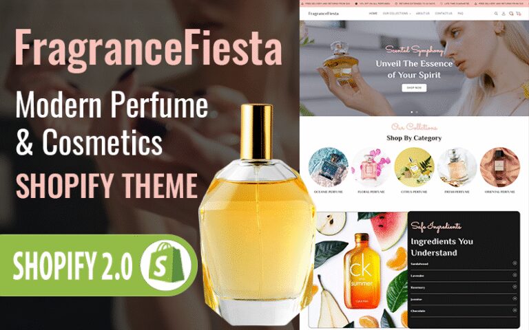 FragranceFiesta - Perfume & Cosmetics Shopify Theme 2.0 - Template Witch
