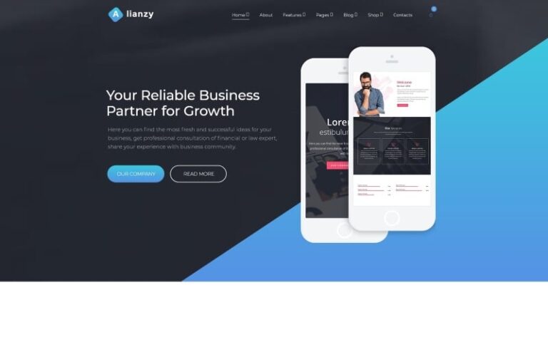 Alianzy - Business Partnership WordPress Elementor Theme - Template Witch