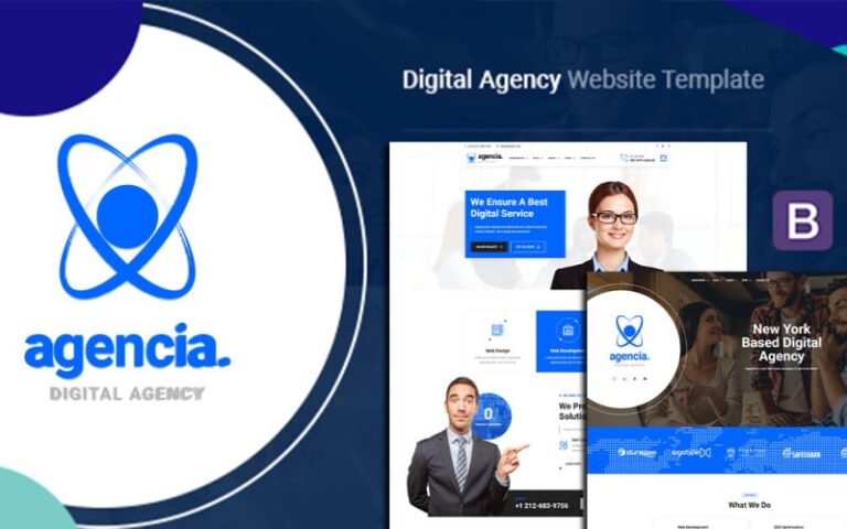 Agencia - Digital Agency HTML5 Template Website Template - Template Witch