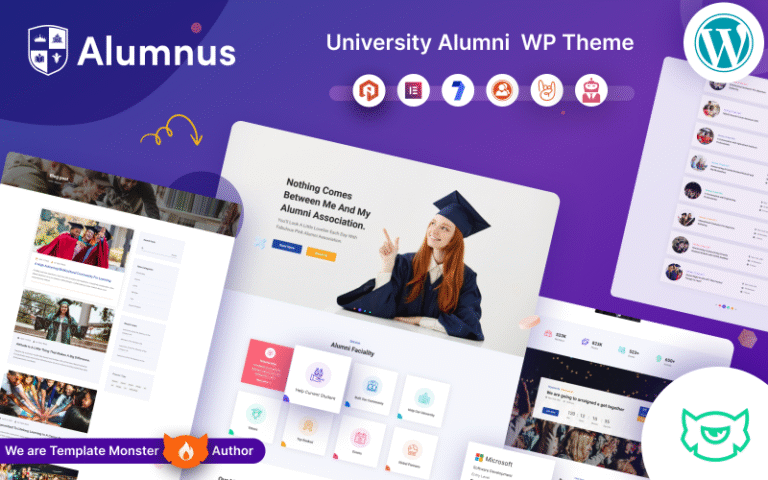 Alumnus - University Alumni WordPress Theme - Template Witch