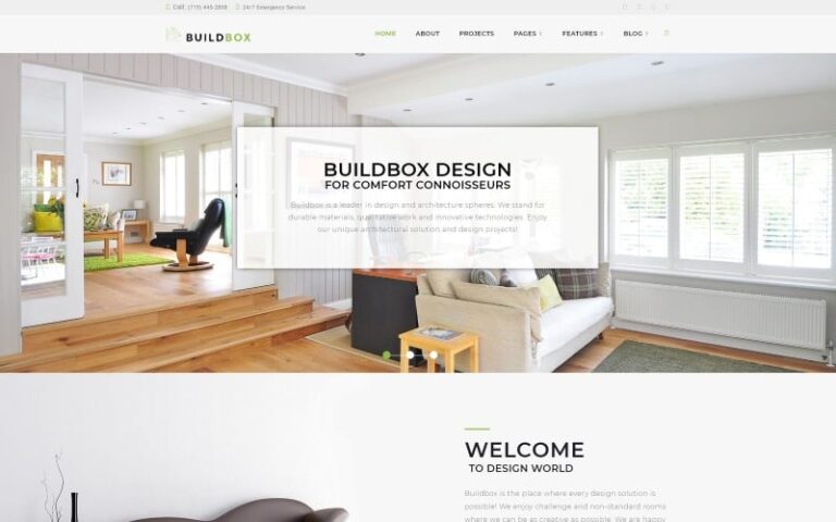Buildbox - Architecture Agency WordPress Theme - Template Witch