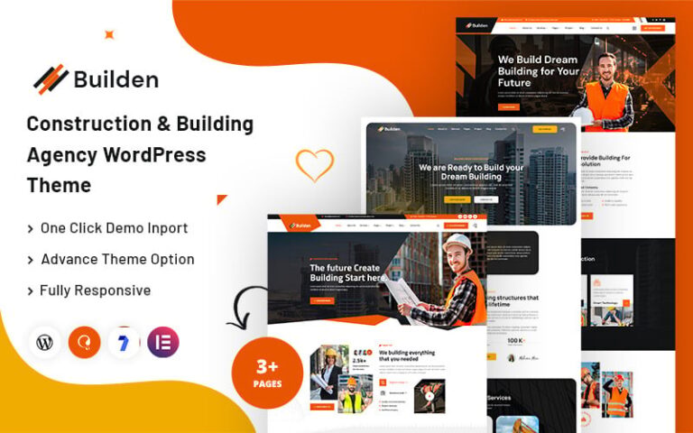 Builden - Building & Multipurpose WordPress Theme - Template Witch