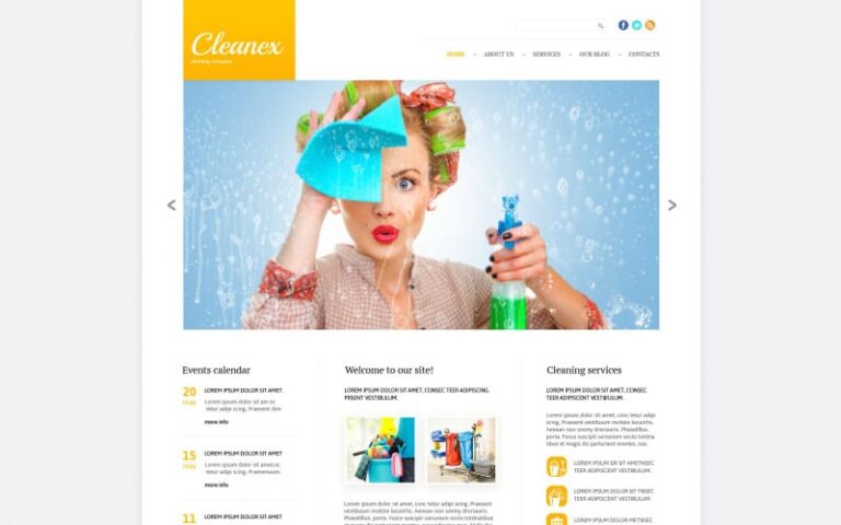 Cleaning Responsive Website Template - Template Witch