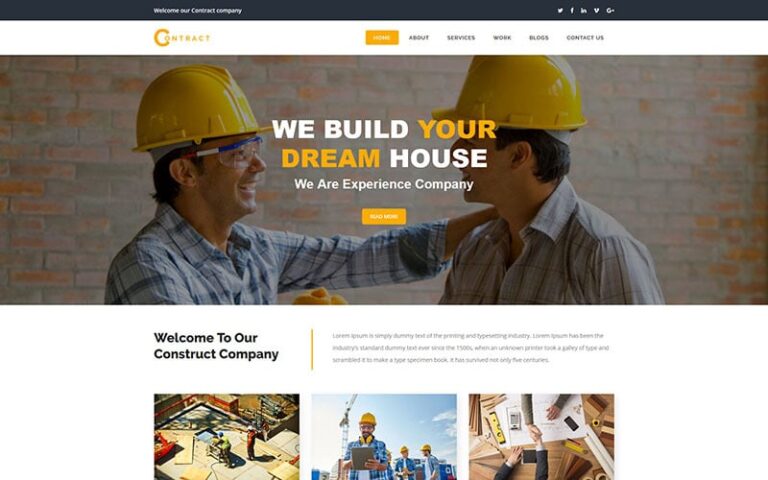 Contract - Construction HTML5 Template - Template Witch