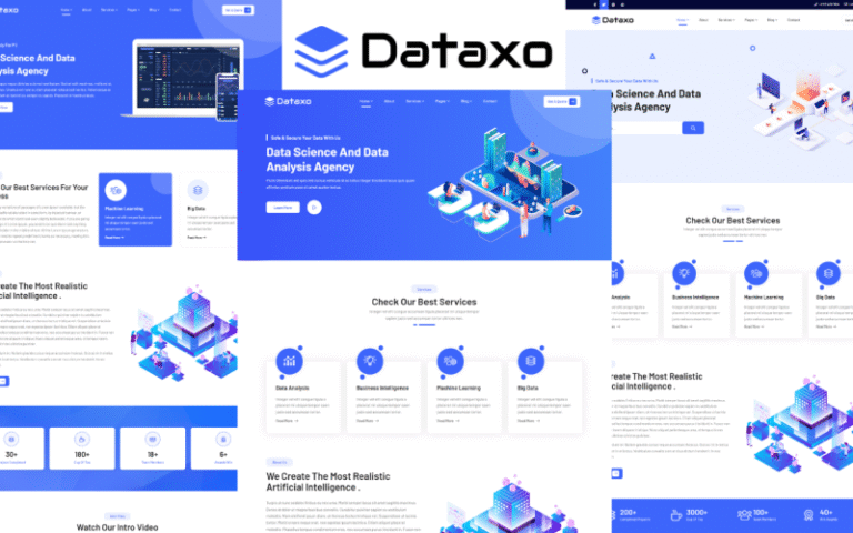 Dataxo – Data Science & Analytics Bootstrap 5 HTML Template - Template Witch