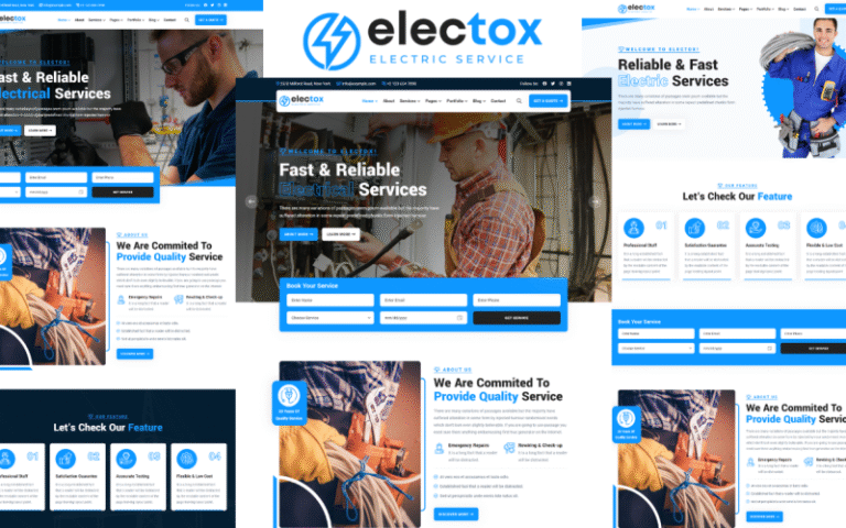 Electox - Power And Electricity Services HTML5 Template - Template Witch
