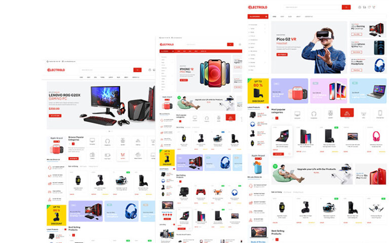 Electrolo - Electronics Ecommerce Website template - Template Witch