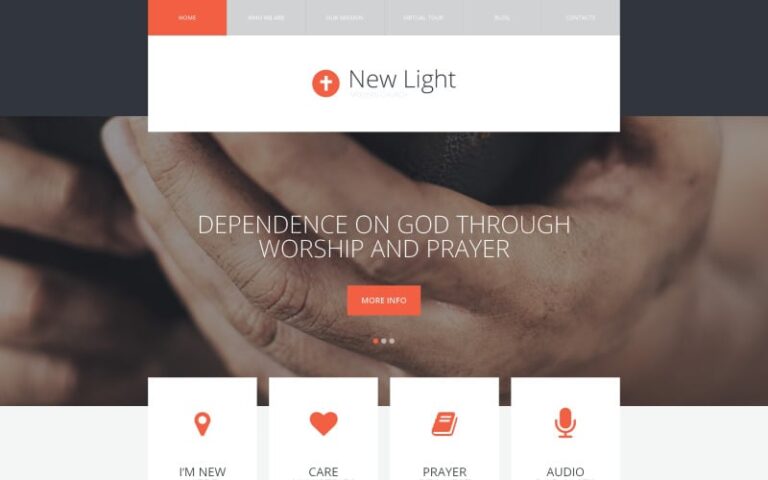Enlightenment Faith WordPress Theme - Template Witch