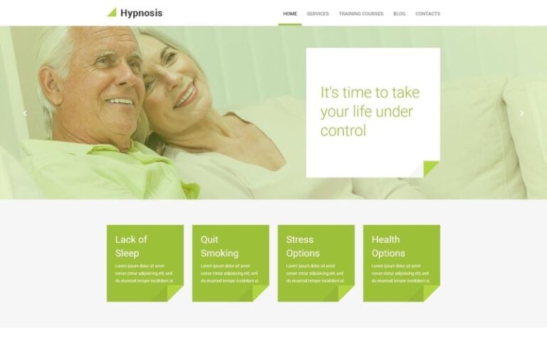 Hypnosis Medical WordPress Theme - Template Witch