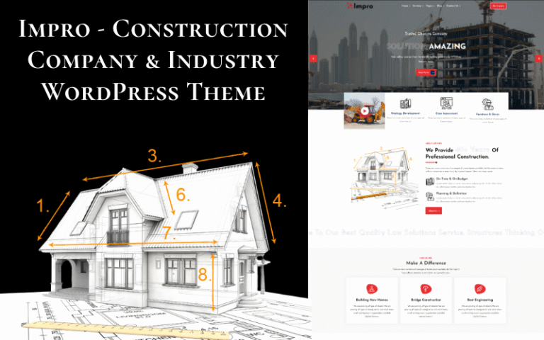 Impro - Construction Company & Industry WordPress Theme - Template Witch