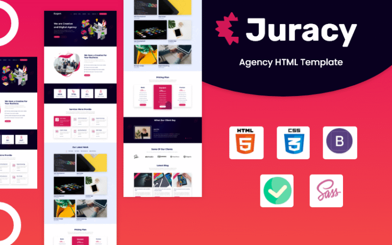 Juracy - Corporate Agency HTML Website Template - Template Witch