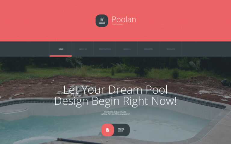 Poolan Website Template - Template Witch
