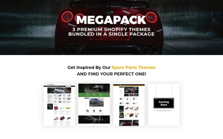 Spare Parts Themes Carromi Shopify Theme - Template Witch