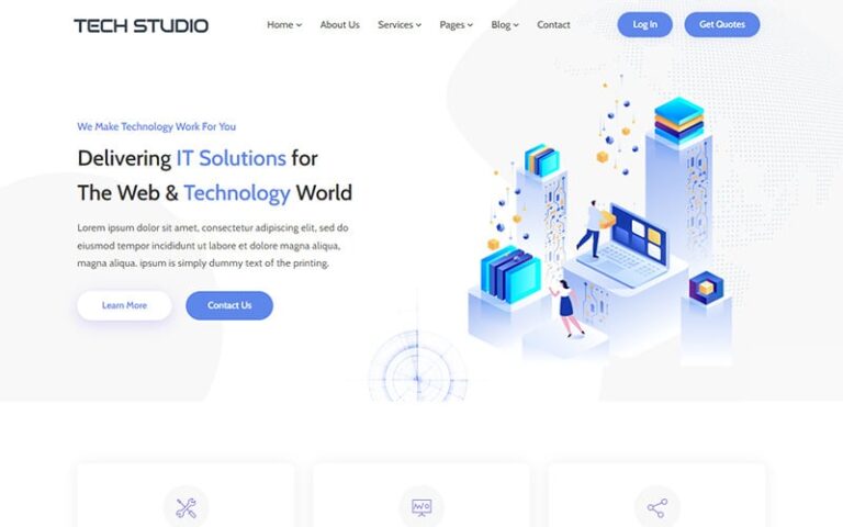 TechStudio - IT Solutions and Multi-Purpose HTML5 Website Template - Template Witch