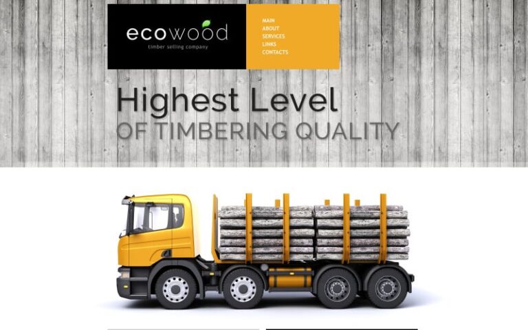 Timber Responsive Website Template - Template Witch