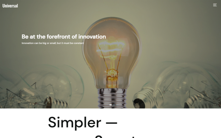 Universal CMS Template - Bootstrap | Laravel Framework Website Template ...