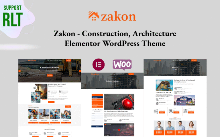 Zakon - Construction, Architecture Elementor WordPress Theme - Template Witch