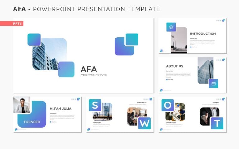 AFA - Powerpoint Presentation Template - Template Witch