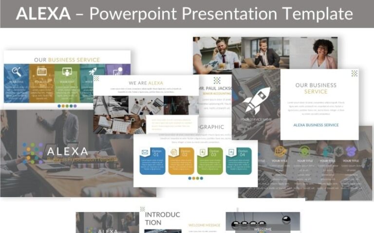 Alexa PowerPoint template - Template Witch