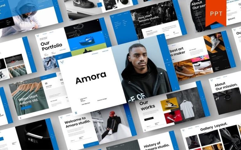 Amora – Business PowerPoint Template - Template Witch
