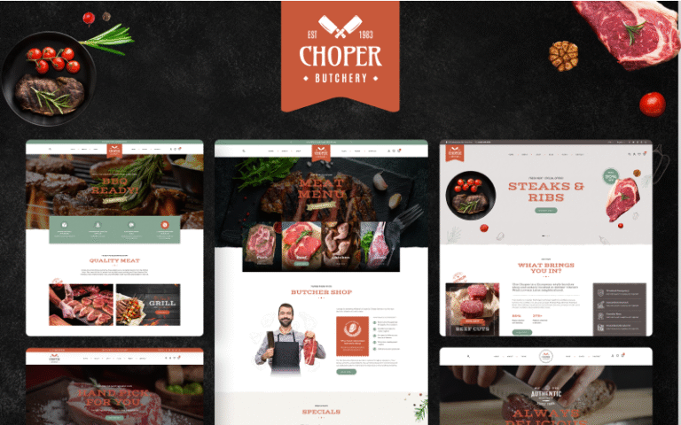 Ap Choper - Fresh Meat & Supermarket Shopify Theme - Template Witch