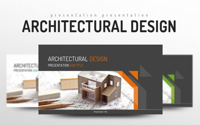 Architectural Design PowerPoint template - Template Witch