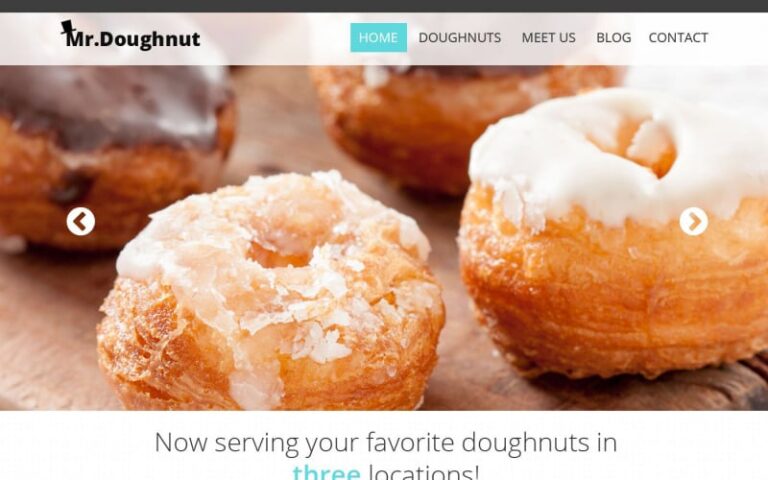 Bakery Responsive Website Template - Template Witch