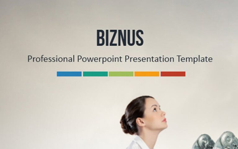 Biznus PowerPoint template - Template Witch