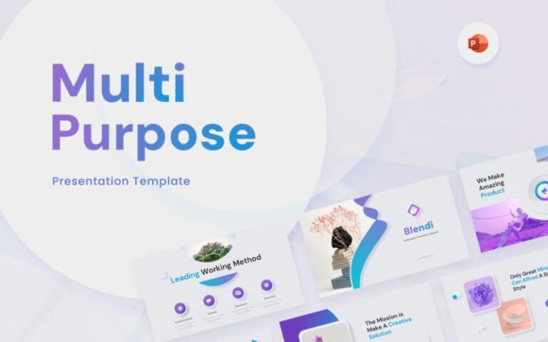 Blendi – Multipurpose PowerPoint Template - Template Witch