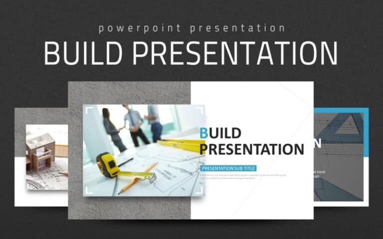 Build Presentation PowerPoint template - Template Witch