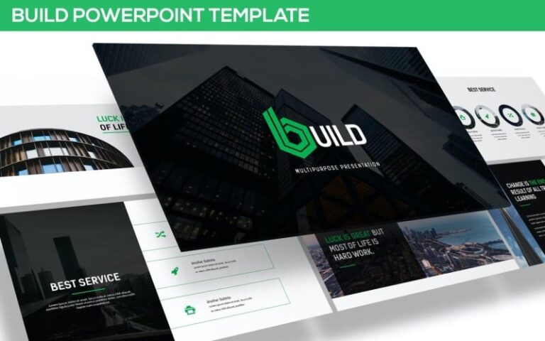 BuildPRO PowerPoint Template - Template Witch