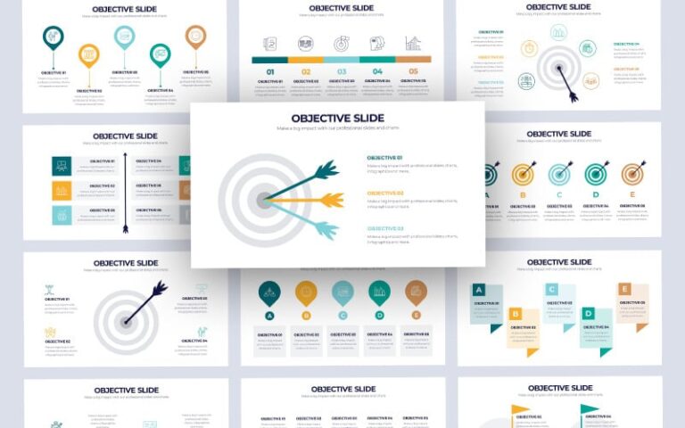 Business Objective Infographic PowerPoint Template - Template Witch