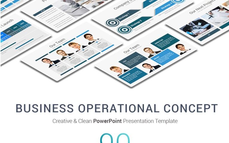 Business Operational Concept PowerPoint template - Template Witch