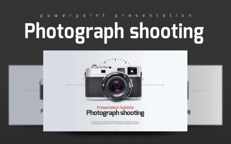 Camera PPT PowerPoint template - Template Witch