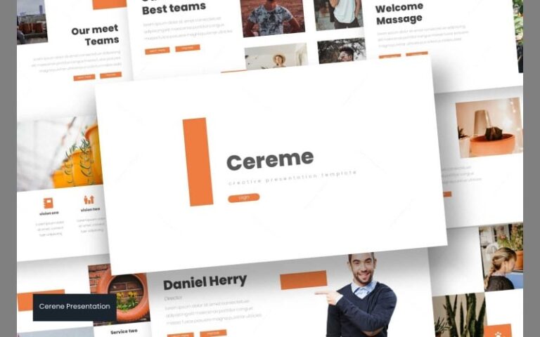 Cereme PowerPoint template - Template Witch
