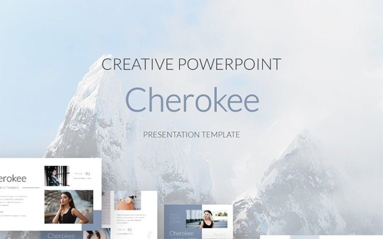 Cherokee PowerPoint template - Template Witch