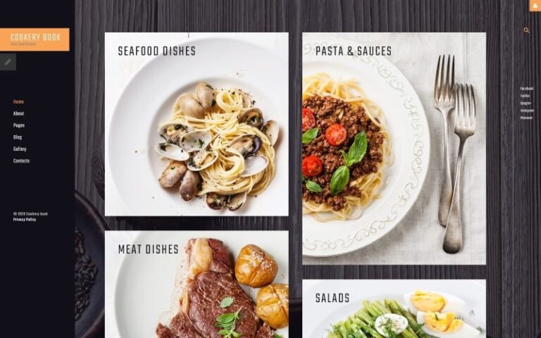 Cooking Responsive Joomla Template - Template Witch