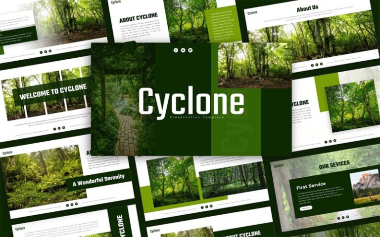 Cyclone Environment Presentation Template - Template Witch