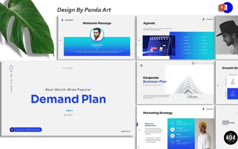 Demand Plan PowerPoint Presentation - Template Witch