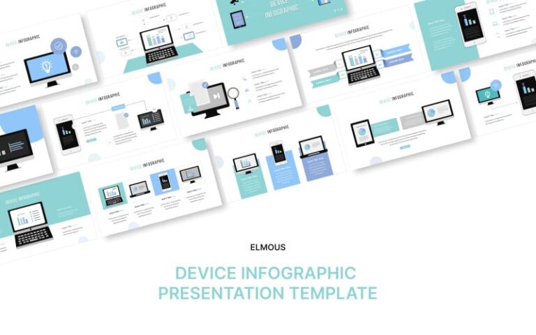 Device Infographic Powerpoint Presentation Template - Template Witch