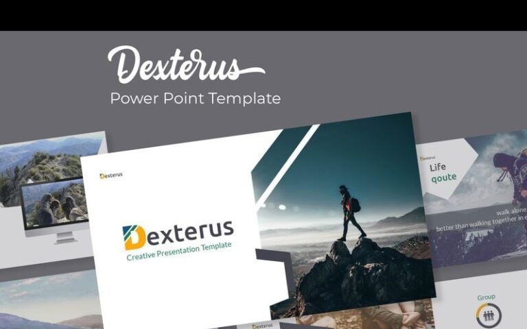 Dexterus PowerPoint template - Template Witch