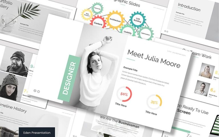 Eden PowerPoint template - Template Witch