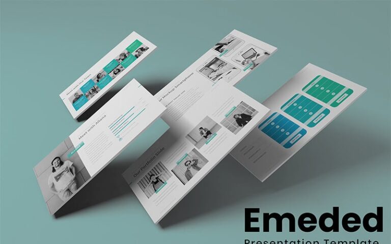 Emeded - PowerPoint template - Template Witch