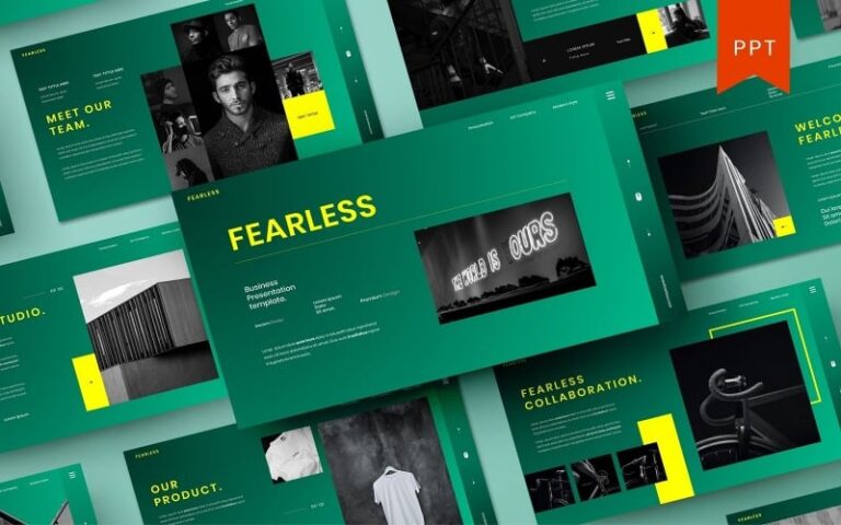 Fearless – PowerPoint Template - Template Witch